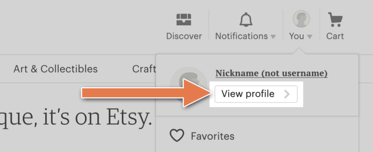 etsy profile example | Photific Mockups